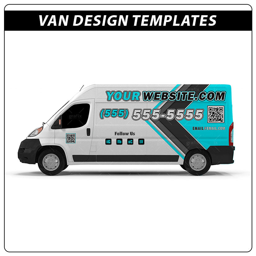 Van Design Templates (PSD Files) – Grafix Depot