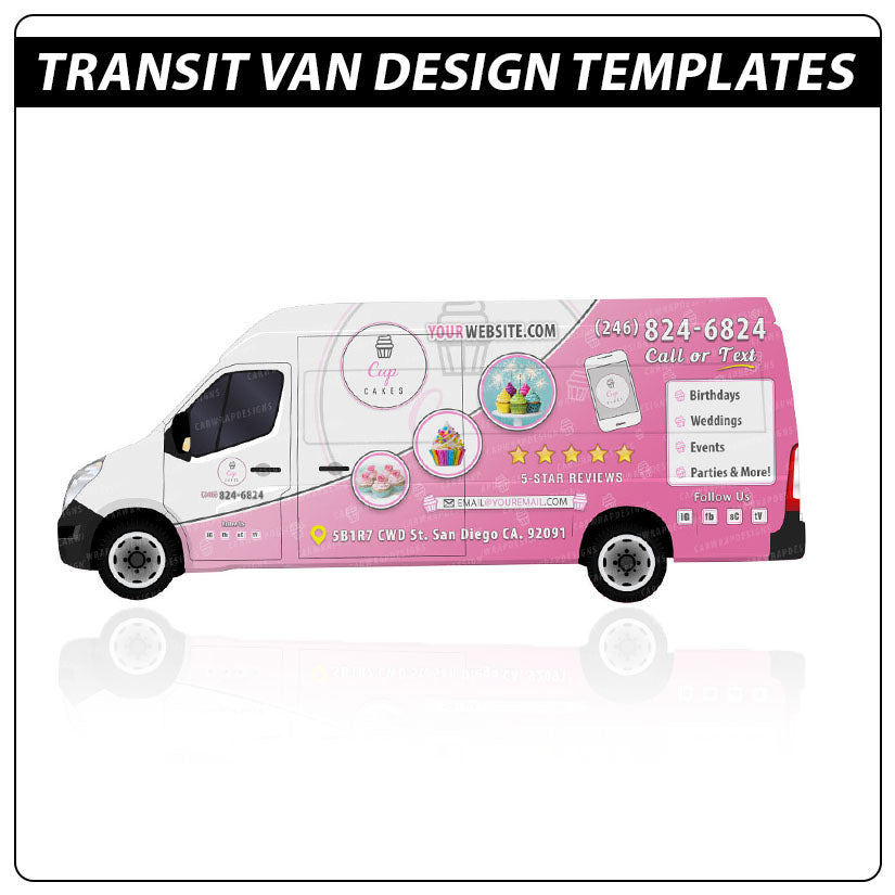 Transit Van Design Templates (PSD Files) – Grafix Depot